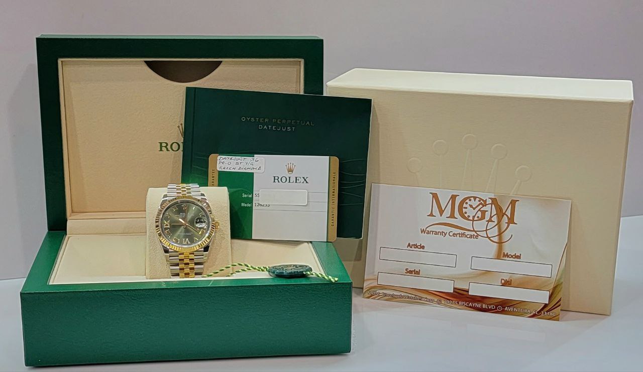Rolex Datejust 36 Reference 126233: Oystersteel & Yellow Gold with ...